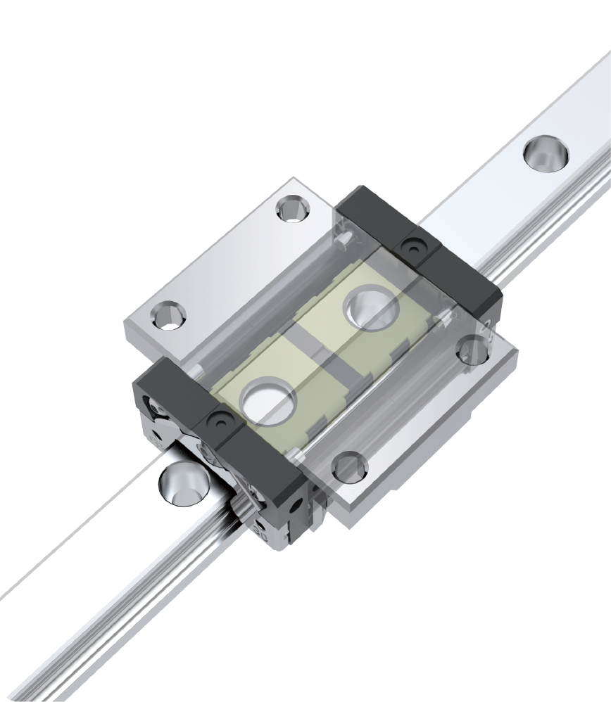 Standard 4-row ball bearing linear guideways - 直得科技股份有限公司cpc